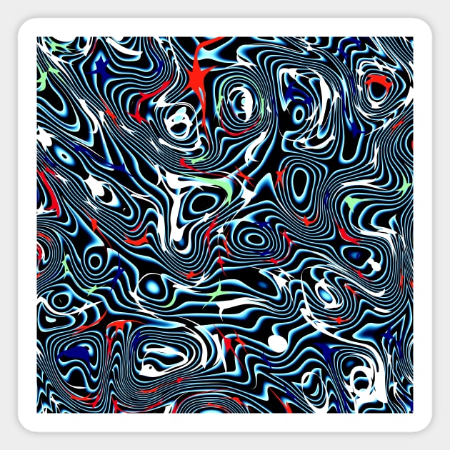 Coupure Electrique - Original Abstract Design - Blackout - Sticker | TeePublic